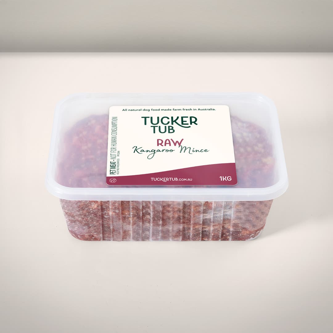 Fresh Raw Kangaroo Dog Food | Tucker Tub