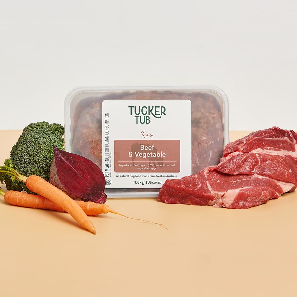 Tucker Tub Raw Beef & Vegetable Dog Food | Tucker Tub