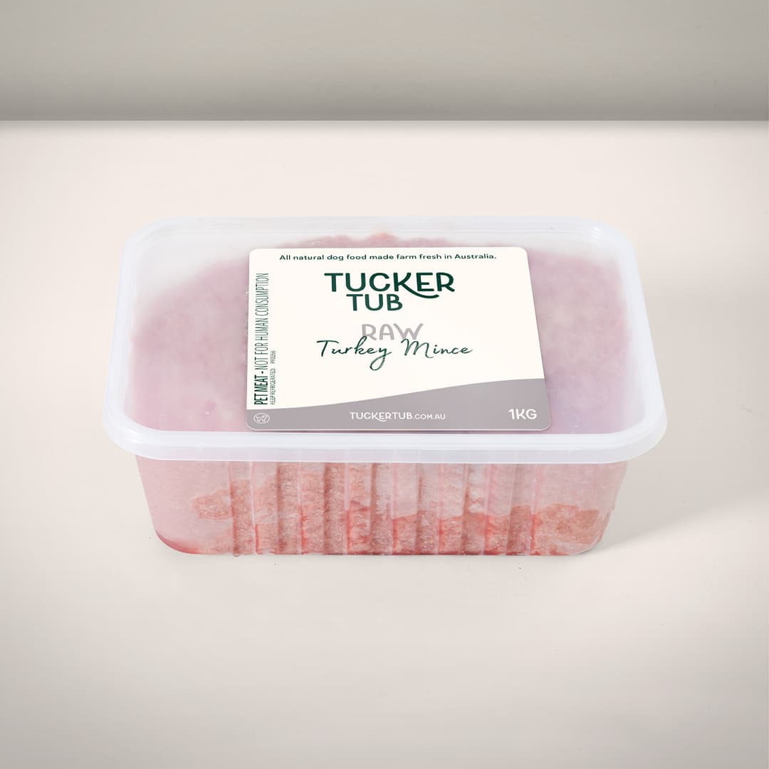 Fresh Raw Turkey Dog Food | Tucker Tub